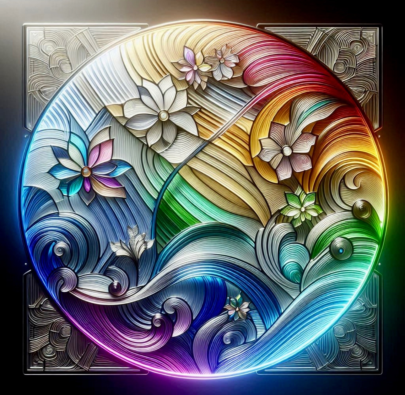 Solve Cerulean Glow 💎 jigsaw puzzle online with 81 pieces