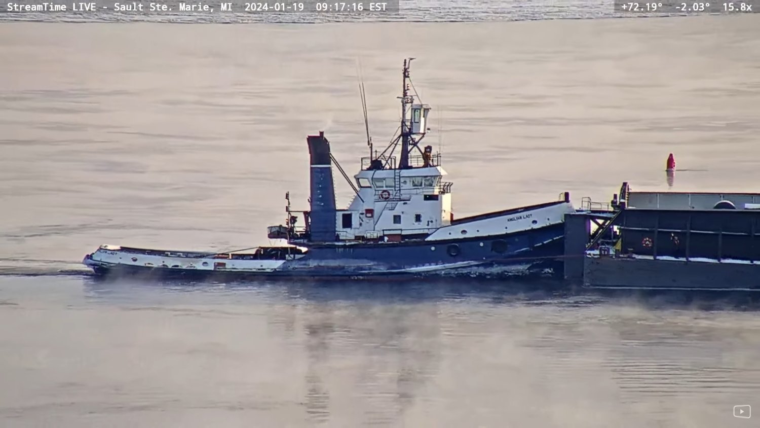 Solve Anglian Lady (CA) - Great Lakes Tug - St Ste Marie, MI (2024-01 ...