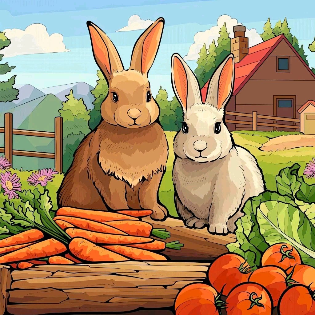 Solve Bunnies jigsaw puzzle online with 306 pieces