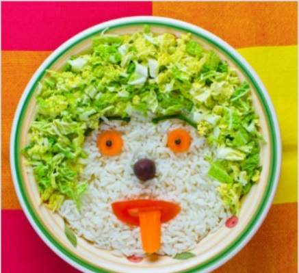 Solve dish face jigsaw puzzle online with 42 pieces