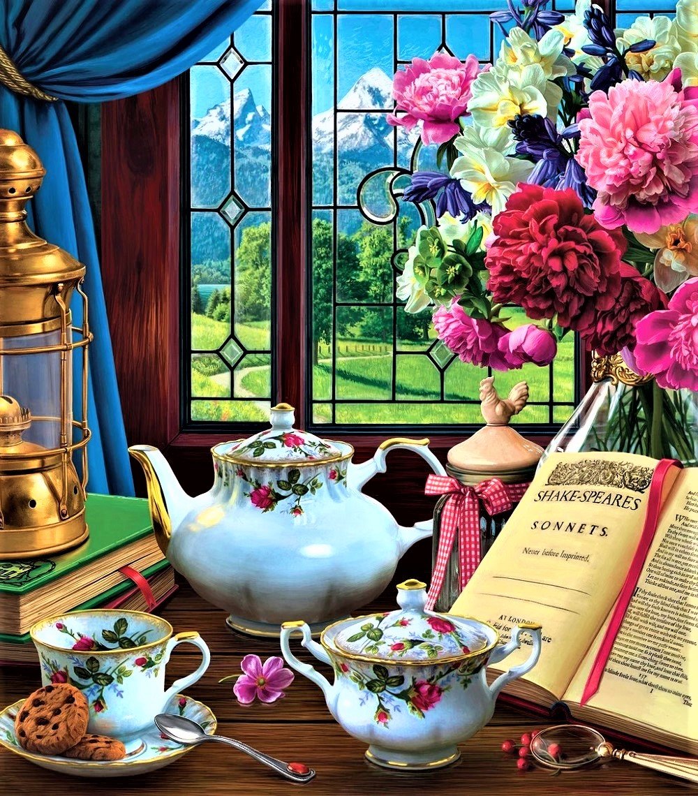 Solve Steve Read Art jigsaw puzzle online with 72 pieces