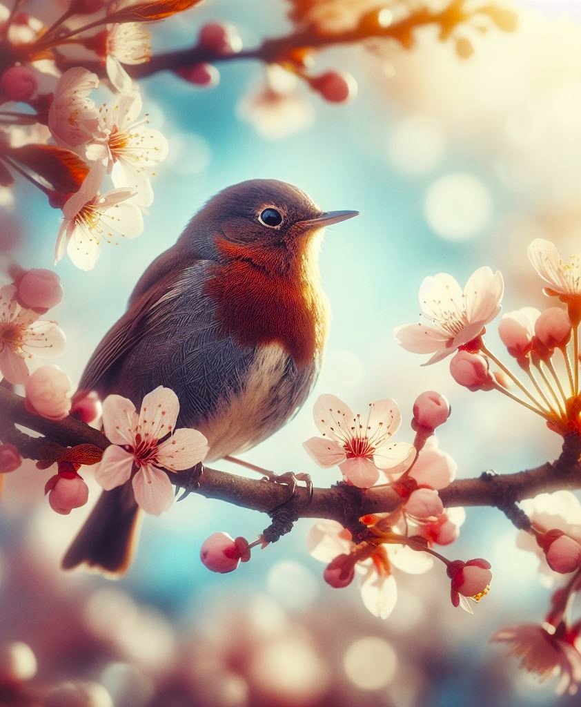 Jigsaw Puzzle | 120 pieces | Bird on a branch | Jigidi