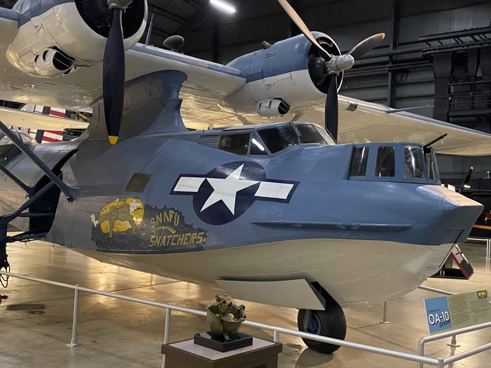 Solve OA-10 Catalina "Snafu Snatchers" jigsaw puzzle online with 130 pieces
