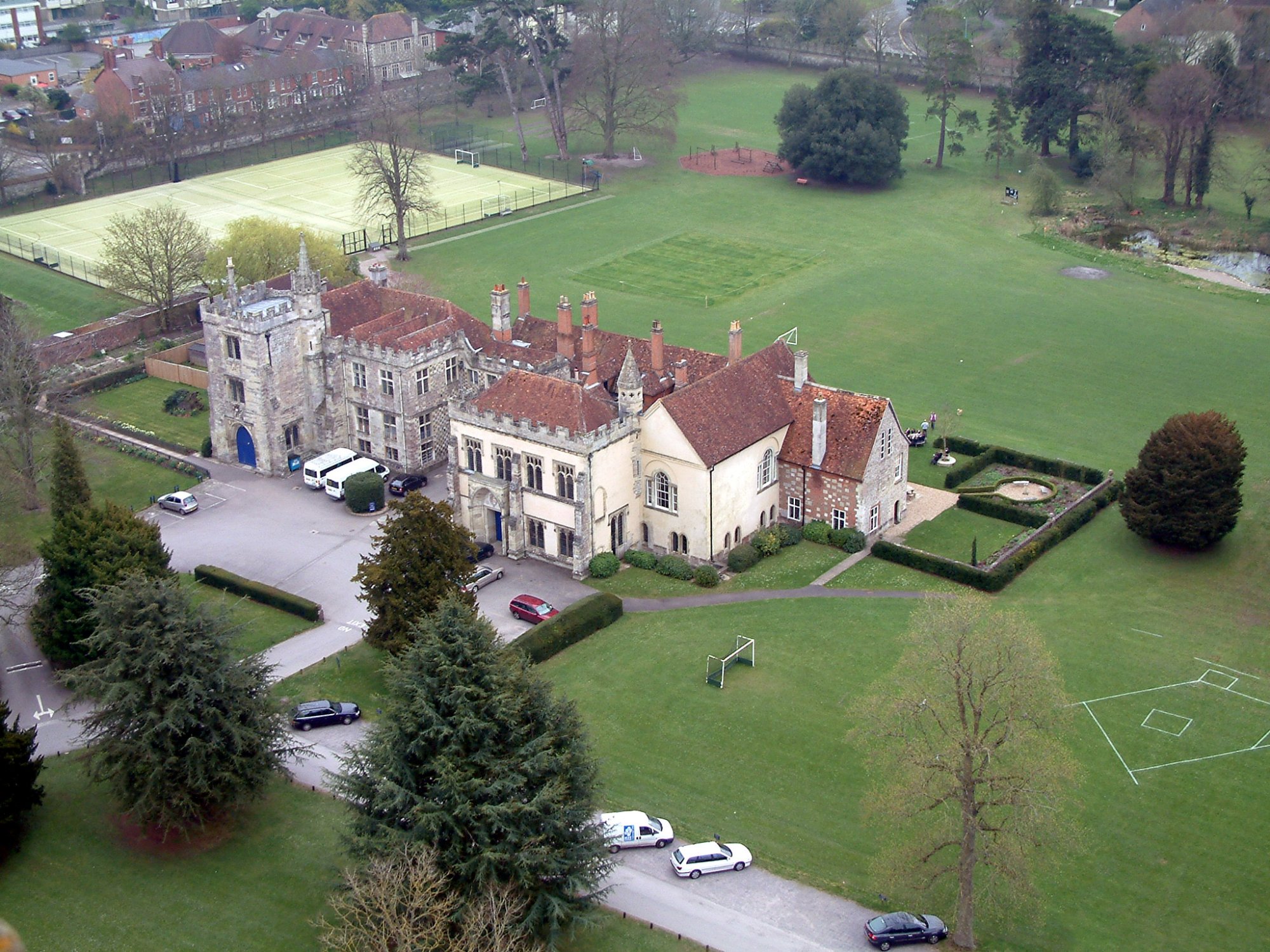 Solve Salisbury view from the cathedral spire jigsaw puzzle online with ...