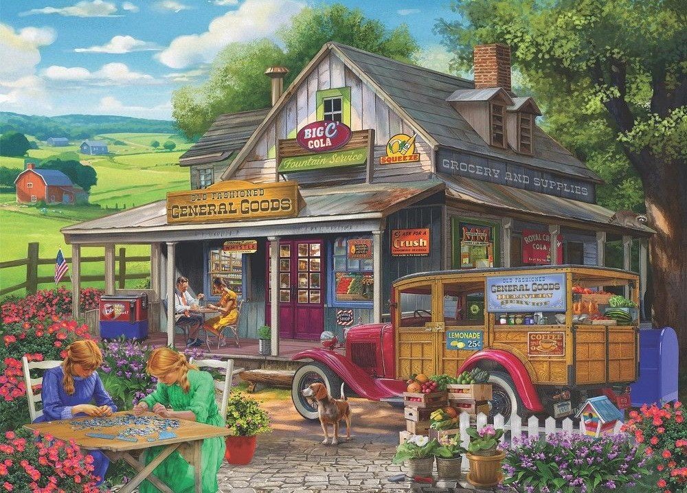 Solve General Goods Store jigsaw puzzle online with 96 pieces
