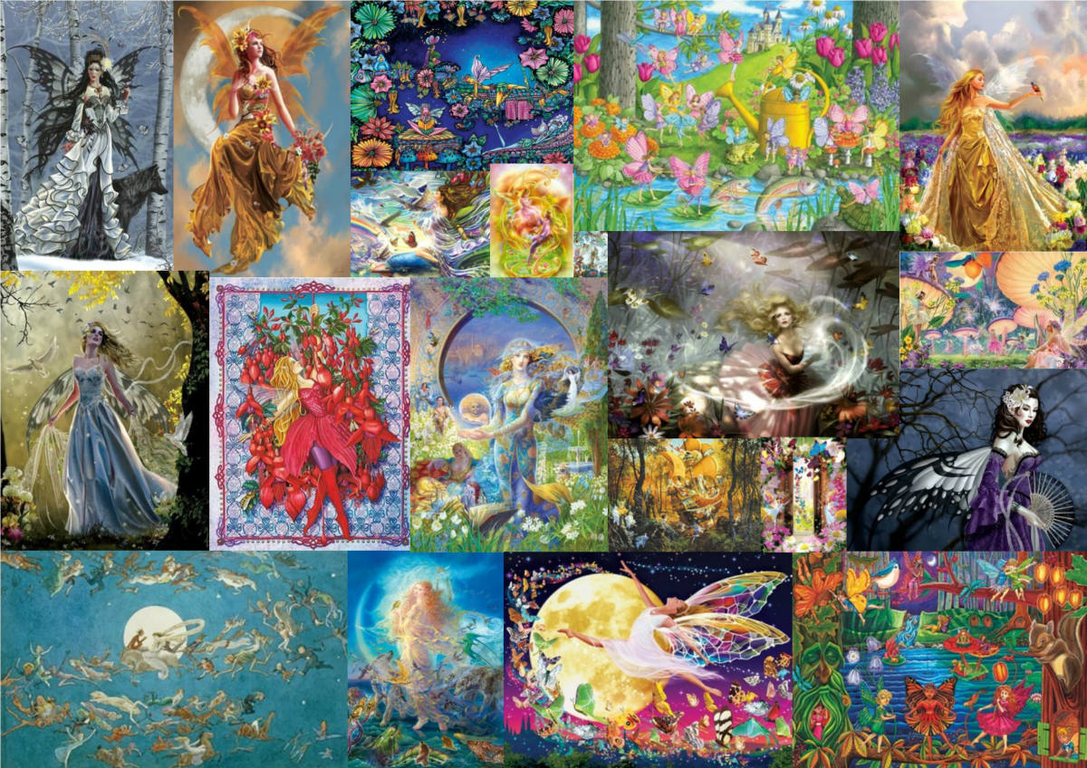 Solve Fantasy 4 Fairies and Nymphs jigsaw puzzle online with 88 pieces
