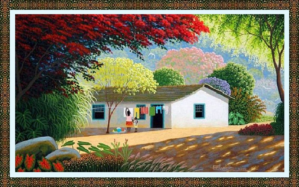 Solve Laundry Day jigsaw puzzle online with 40 pieces