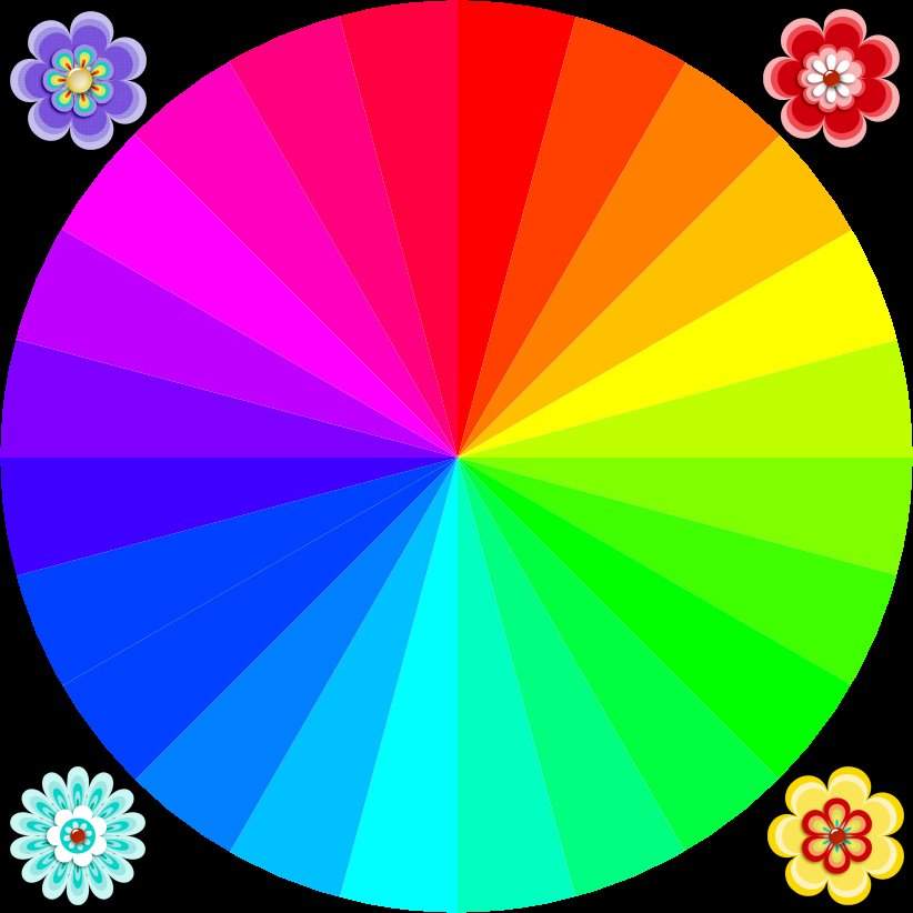 Solve Color Wheel jigsaw puzzle online with 100 pieces