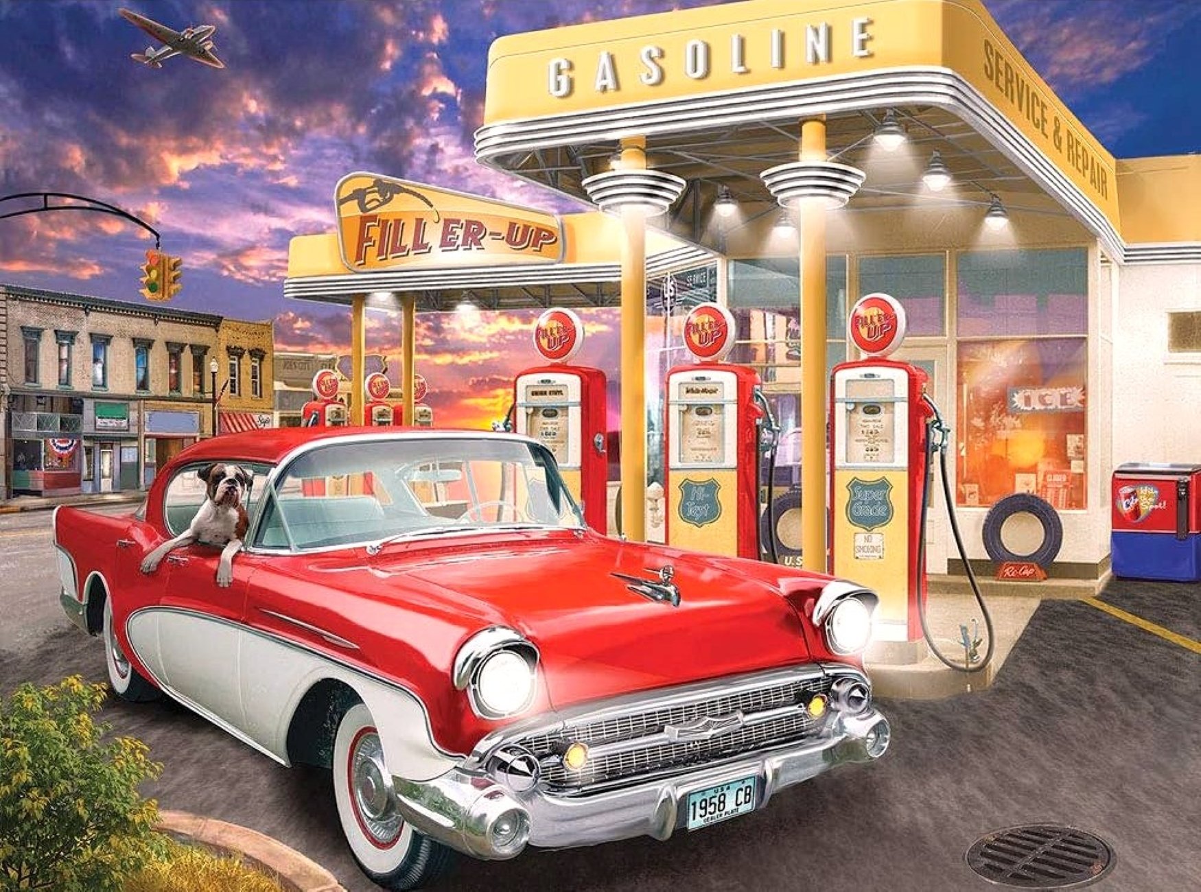 Solve Fill Er Up jigsaw puzzle online with 88 pieces