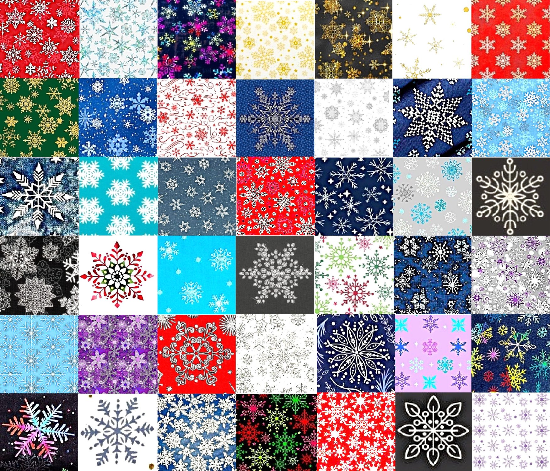 Solve PATCHWORK SNOWFLAKES jigsaw puzzle online with 143 pieces