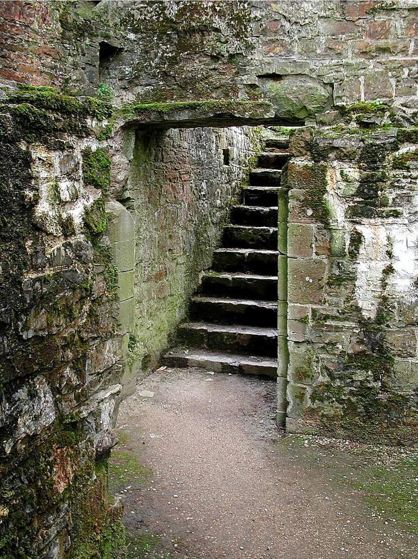 Solve Dinefwr Castle the basement entrance to the northern chamber ...