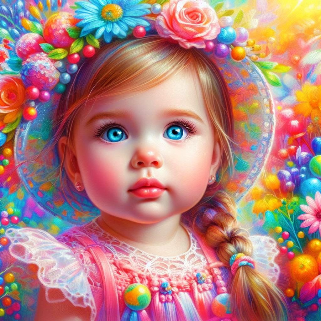 Solve Brielle is ready for easter jigsaw puzzle online with 64 pieces