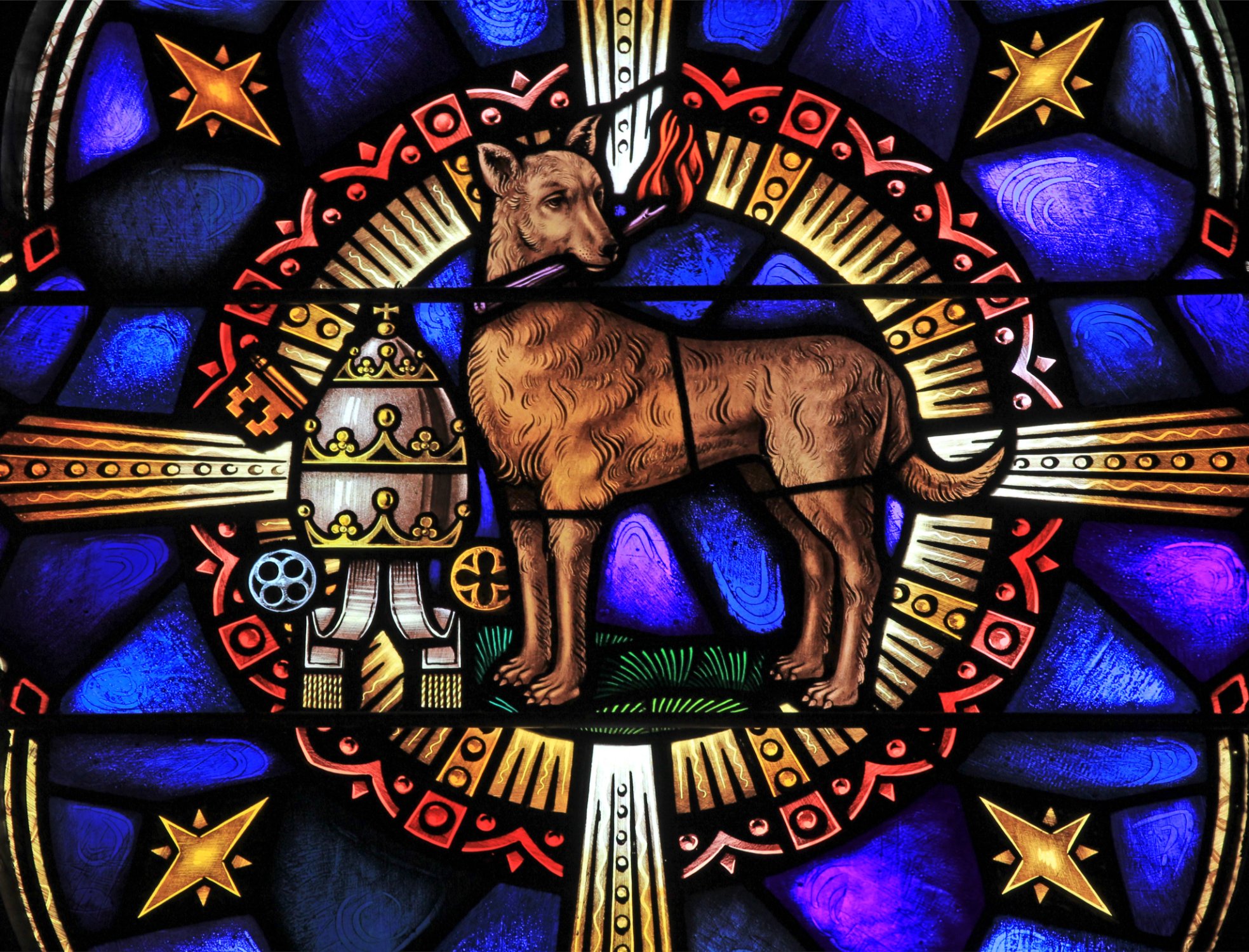 Jigsaw Puzzle | 80 pieces | US 1 - The dog with the torch is a symbol ...