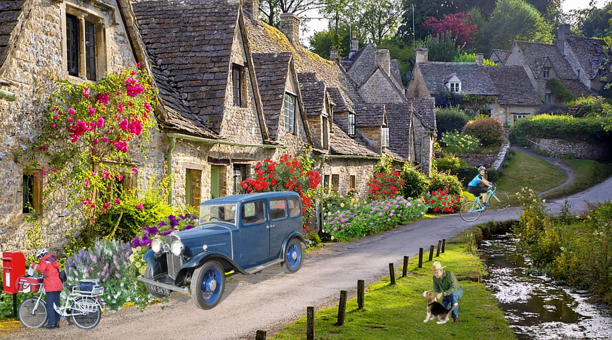 Solve Village jigsaw puzzle online with 60 pieces