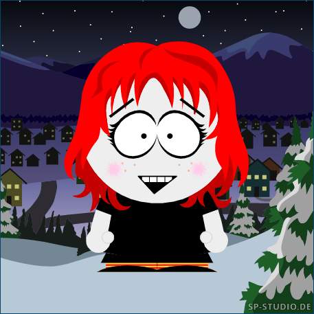 Solve Ruby Gloom in South Park Style jigsaw puzzle online with 36 pieces