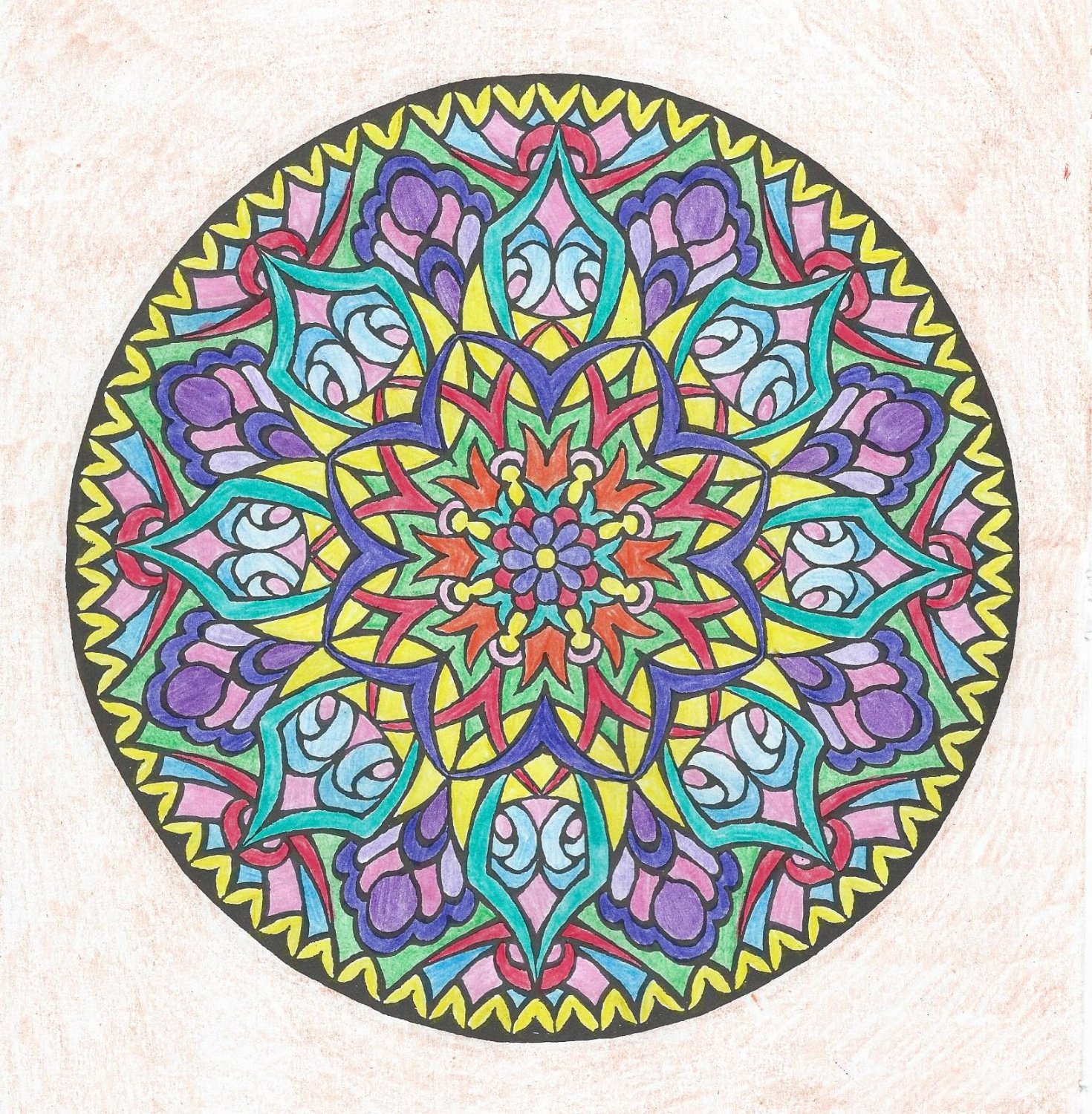 Solve Mandala jigsaw puzzle online with 256 pieces