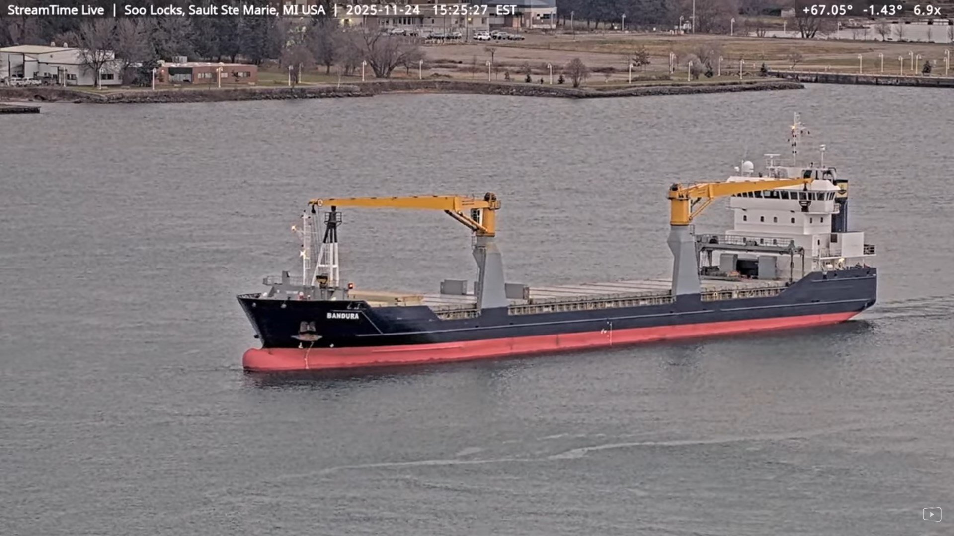 Solve Bandura - Ocean-Going Freighter - St Ste Marie, MI (2025-11-24 ...