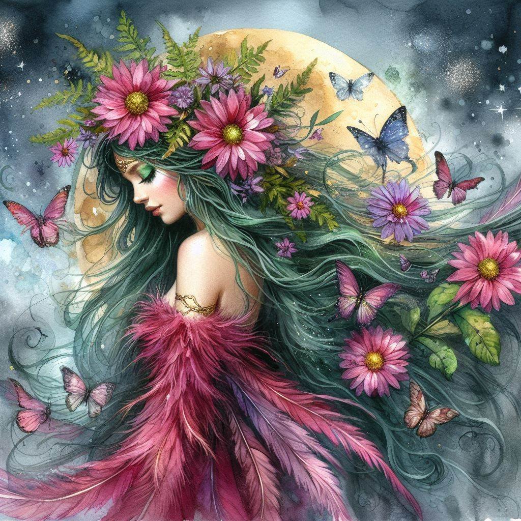Solve Feather fairy (resize 9 to 306 pieces) jigsaw puzzle online with ...