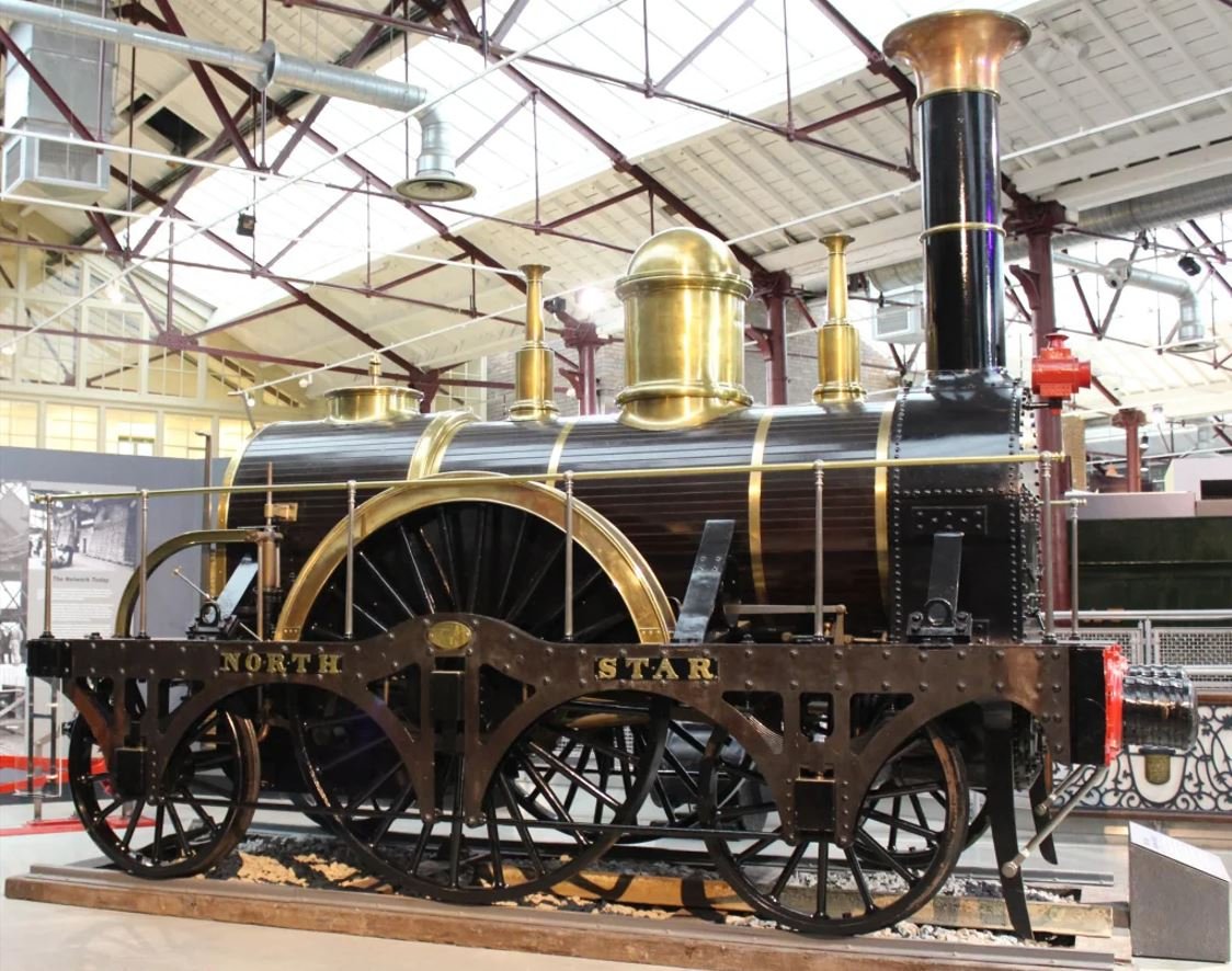 Solve GWR Star Class 2-2-2 North Star, Replica Broad Gauge at Swindon ...