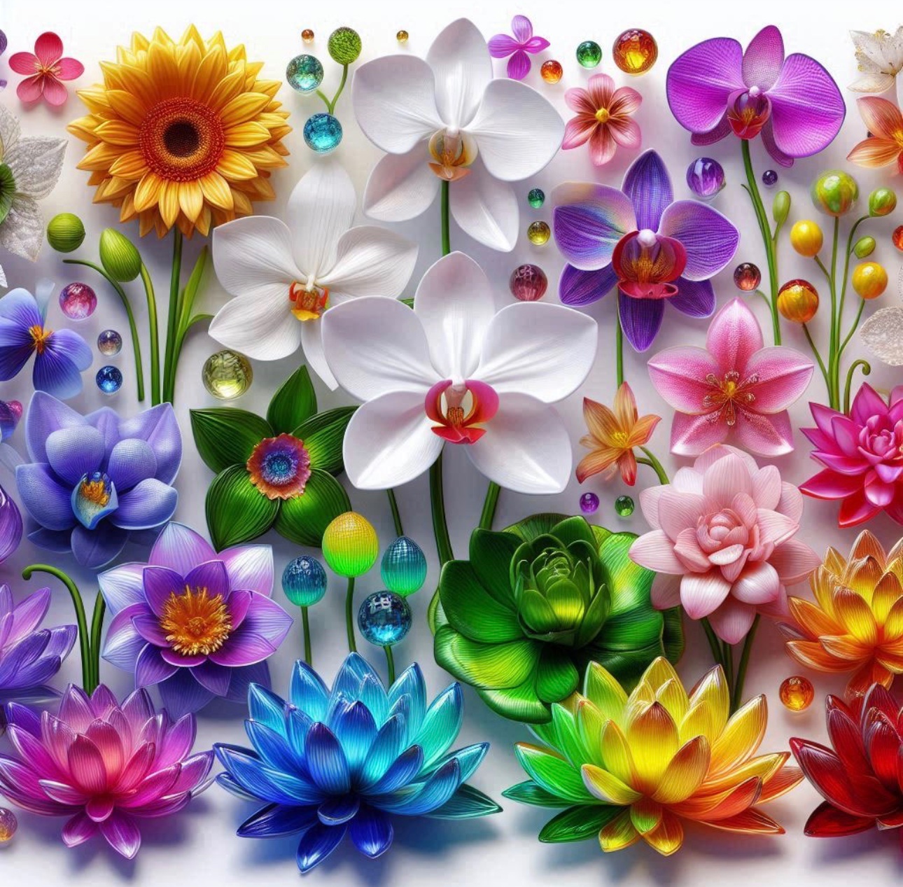 Solve Triple Trix Lotus jigsaw puzzle online with 144 pieces