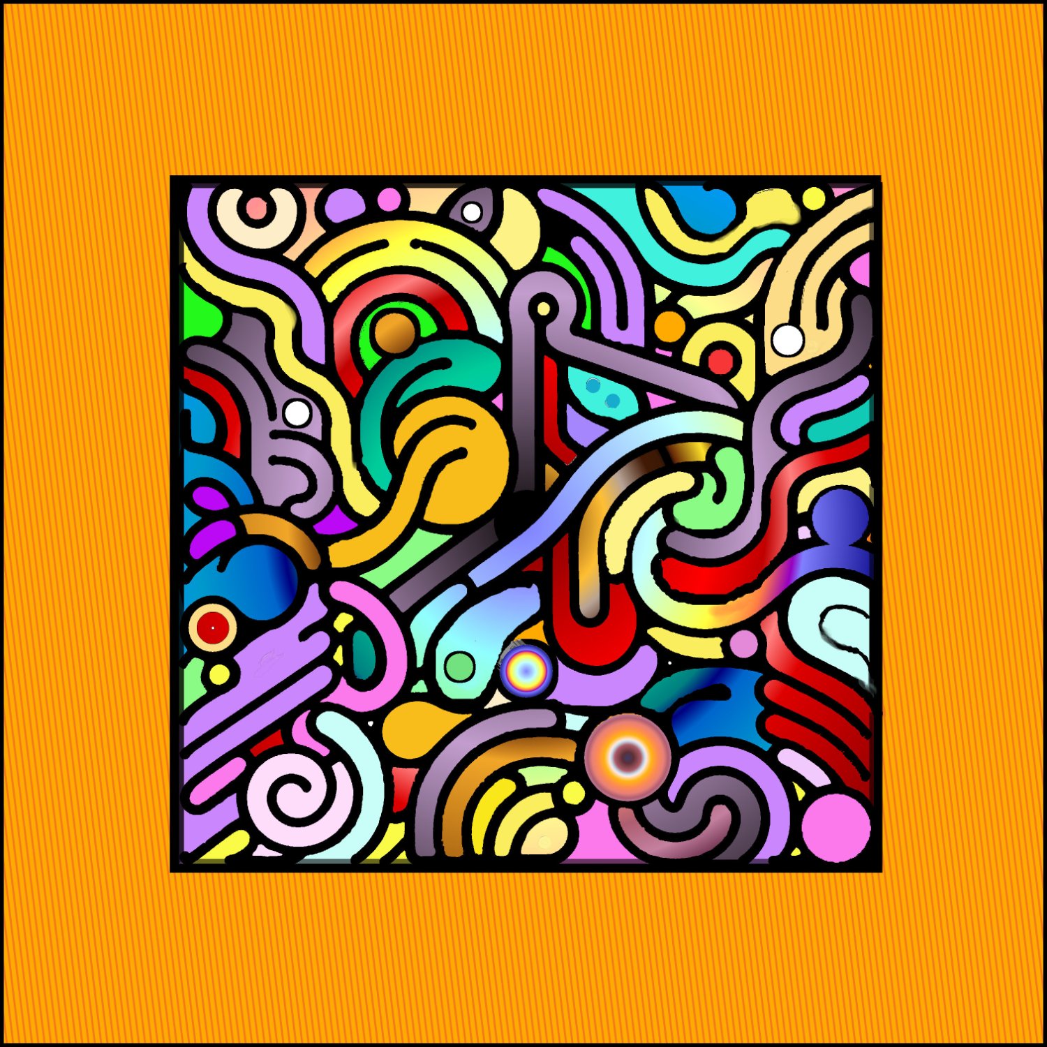 Solve SQUIGGLY jigsaw puzzle online with 100 pieces