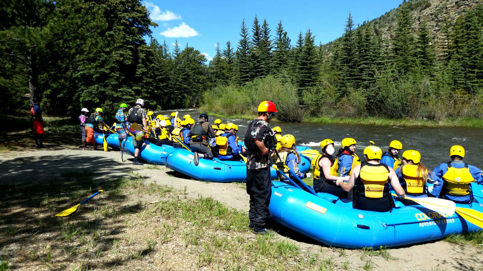 Solve White Water Rafting - Colorado River jigsaw puzzle online with ...