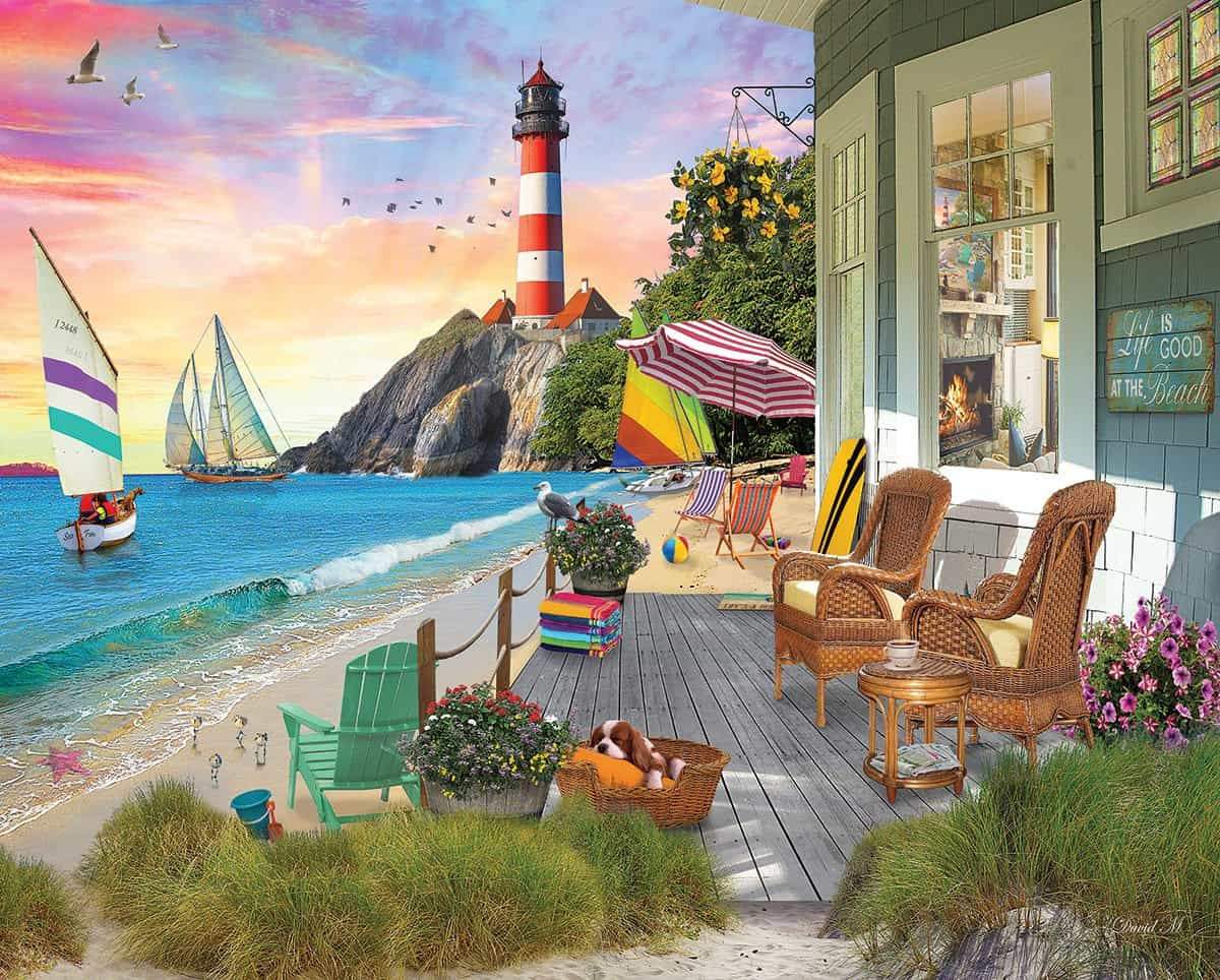 Solve Beach Vacation jigsaw puzzle online with 340 pieces