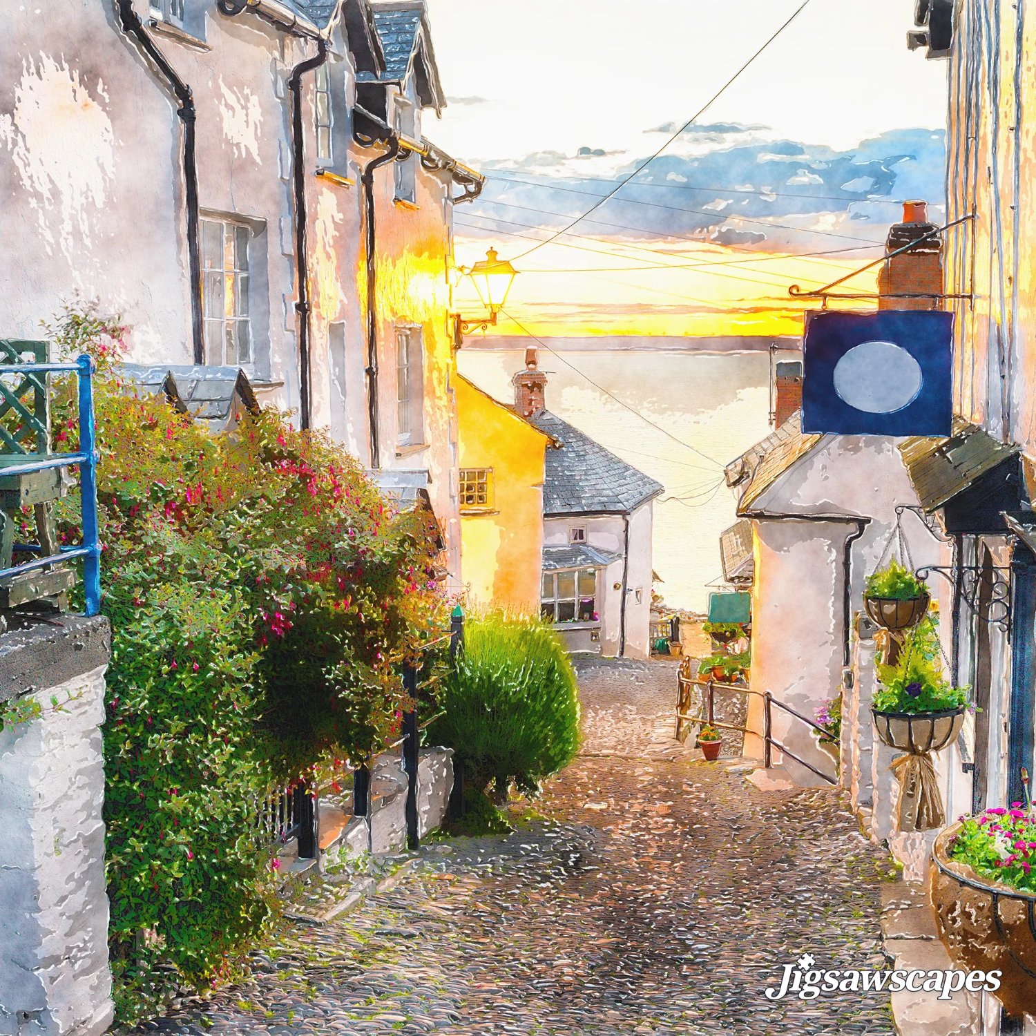 Solve Sun play on the way . . . . . jigsaw puzzle online with 64 pieces