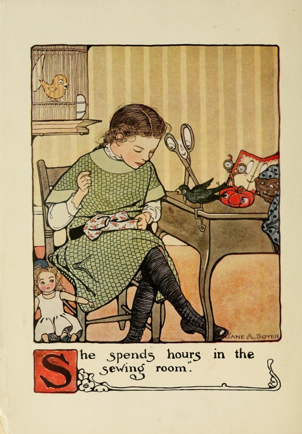 Solve The Mary Frances sewing book; or, Adventures among the thimble ...
