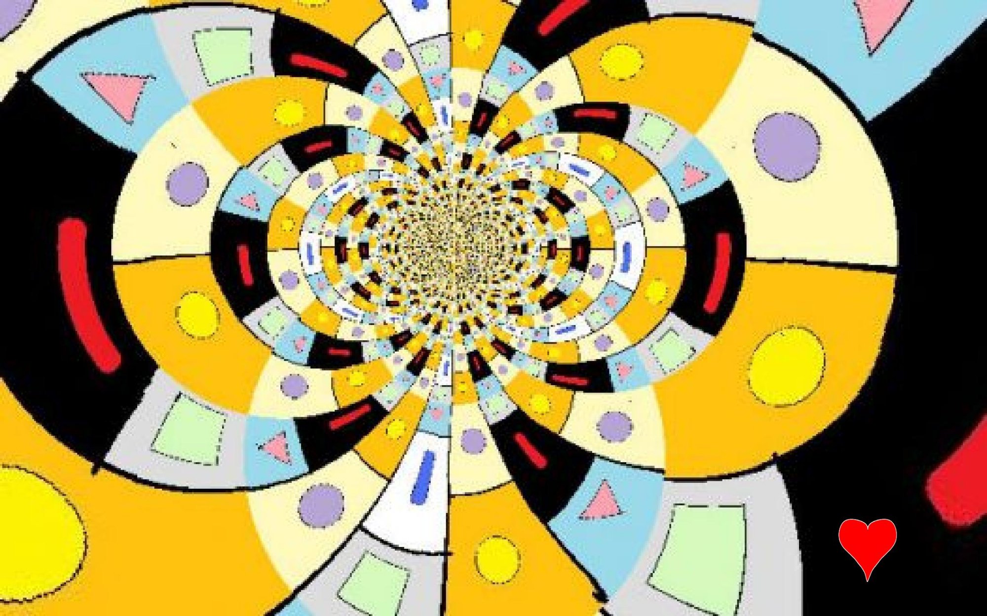 Solve Crazy Kaleidoscope - Large jigsaw puzzle online with 252 pieces