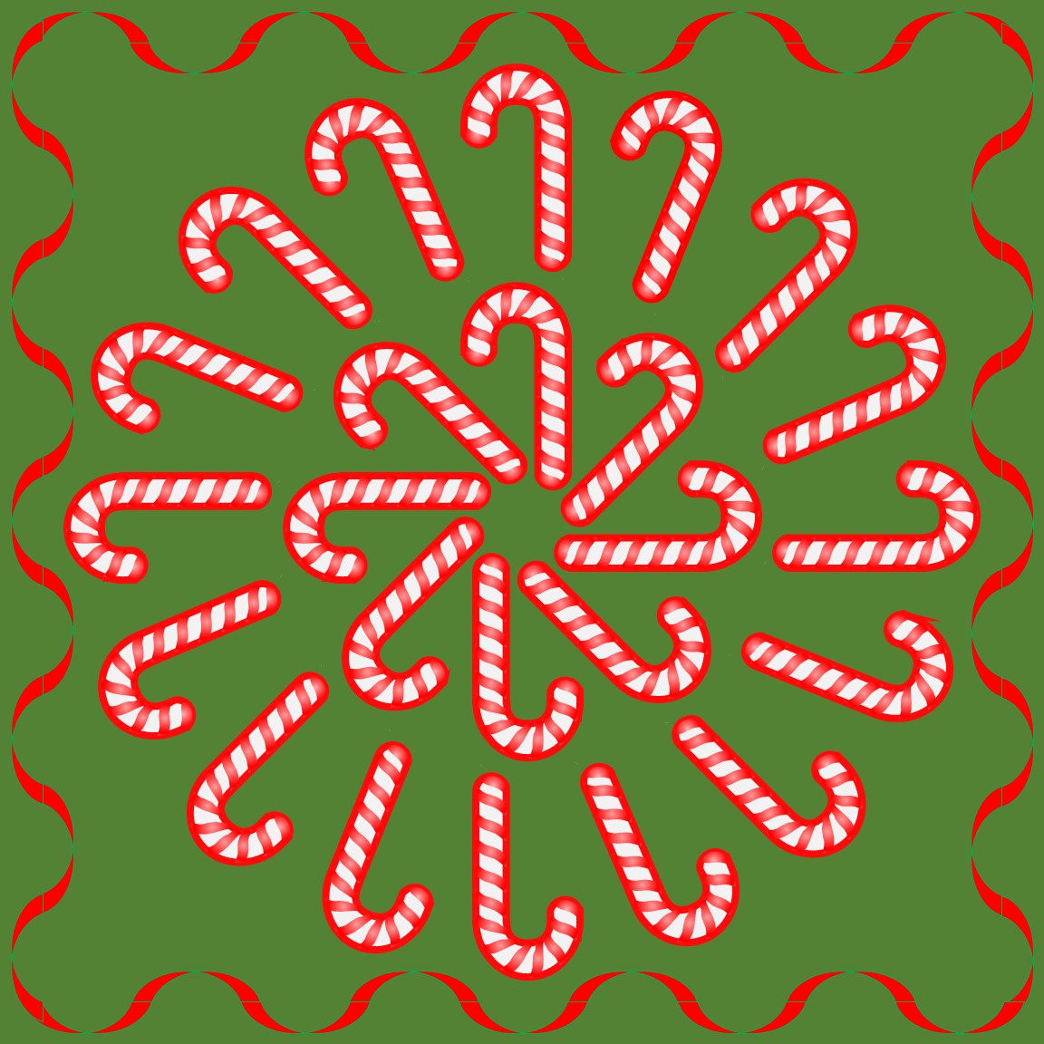 Solve Candy Cane Challenge jigsaw puzzle online with 256 pieces