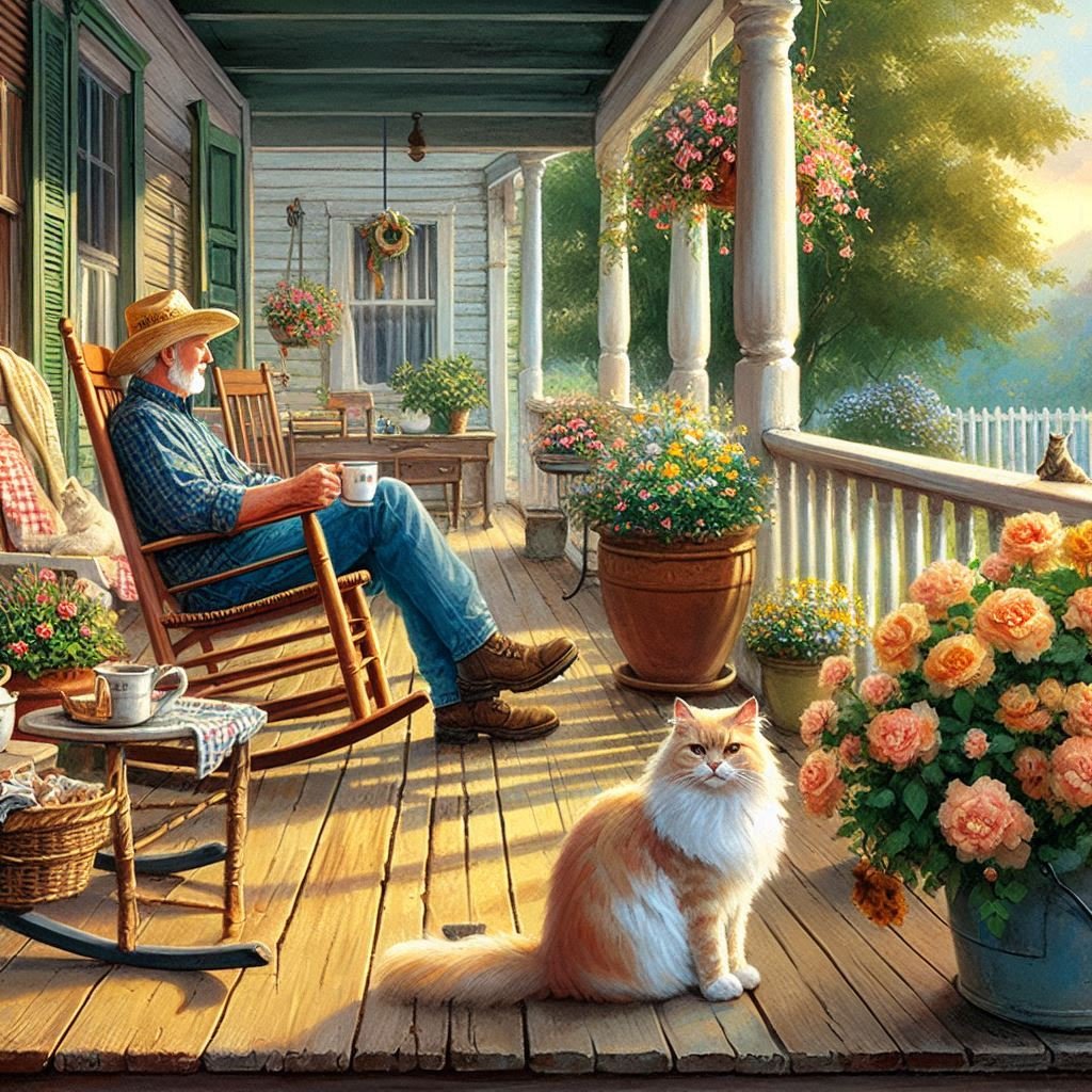 Solve Porch jigsaw puzzle online with 49 pieces