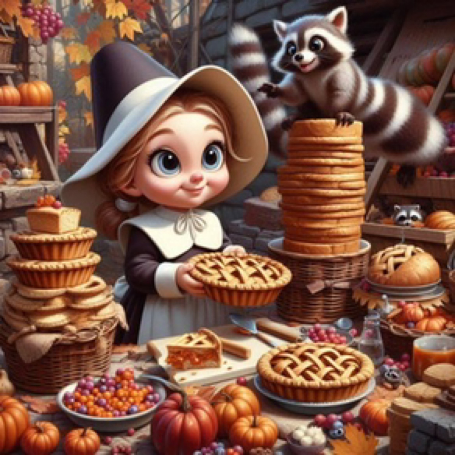 Jigsaw Puzzle | 324 pieces | Baking Pies | Jigidi