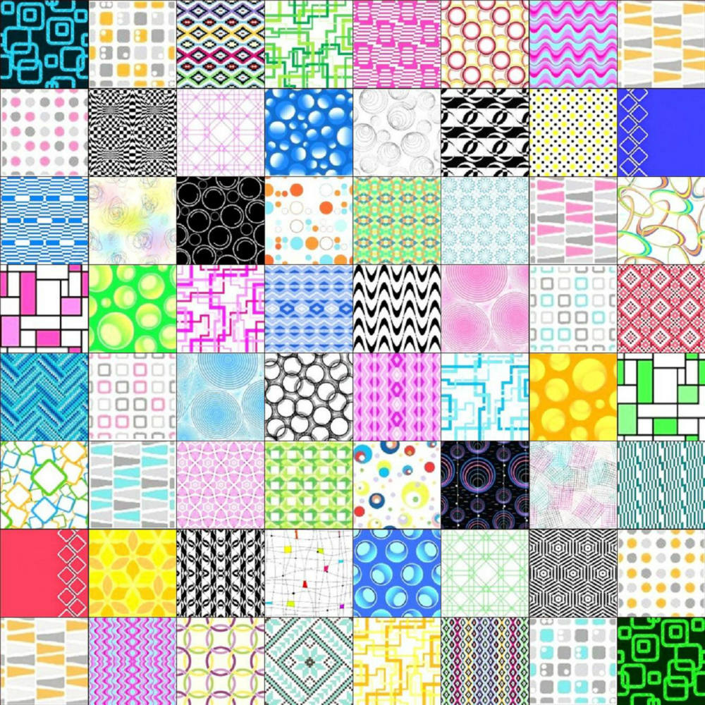 Solve Retro patterns jigsaw puzzle online with 100 pieces