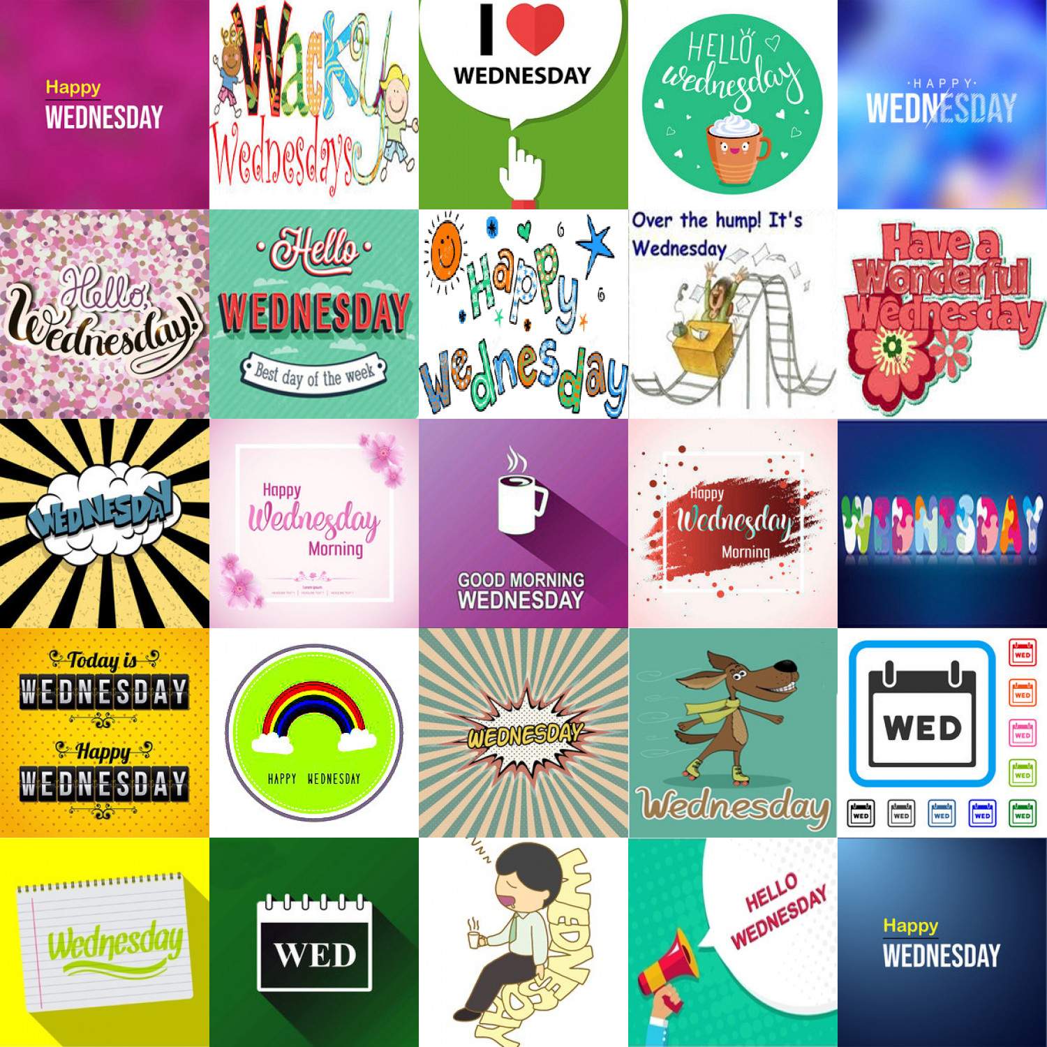 Solve Hello Wednesday jigsaw puzzle online with 169 pieces