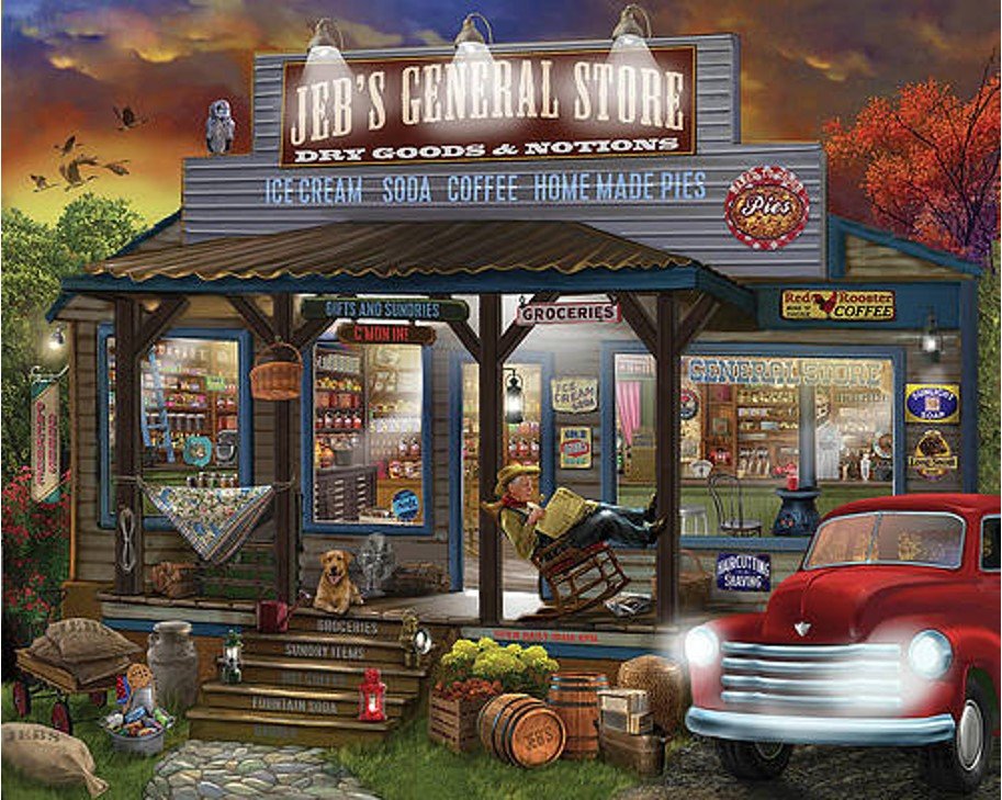 Solve Jeb's General Store jigsaw puzzle online with 195 pieces