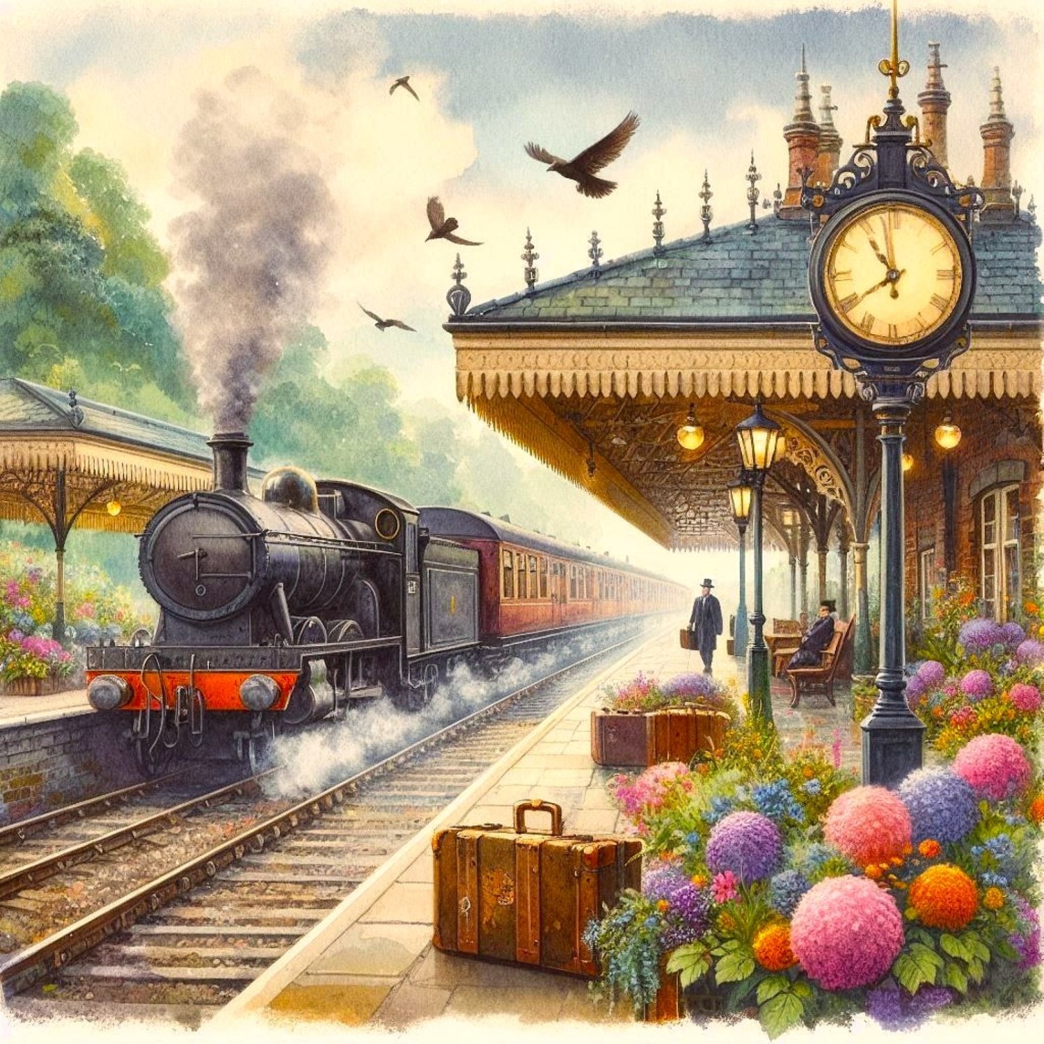 Solve Now Arriving jigsaw puzzle online with 81 pieces