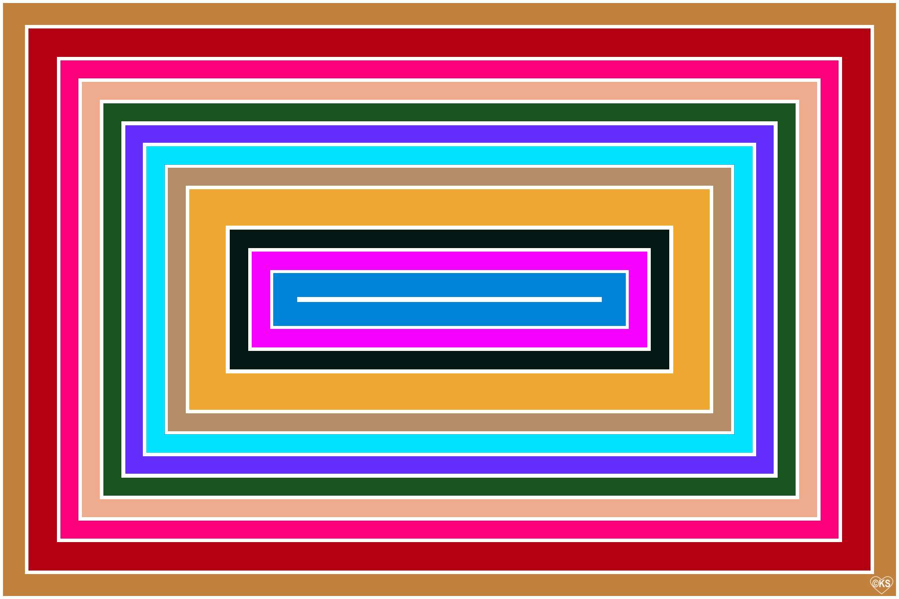 Solve Concentric Rectangles!! ~ H jigsaw puzzle online with 600 pieces