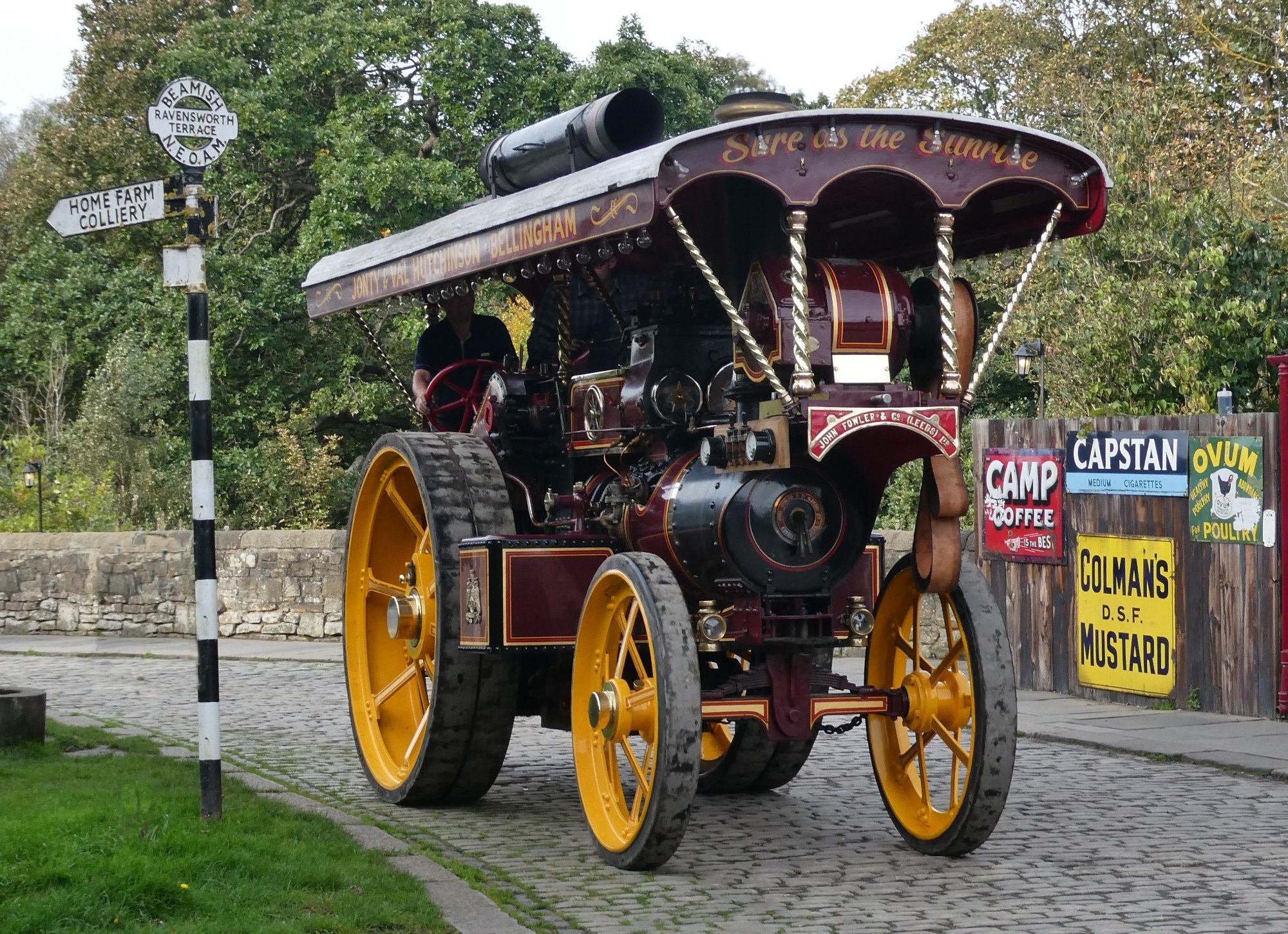 Solve Fowler Showman's Tractor No.16971 "Murphy" jigsaw puzzle online ...
