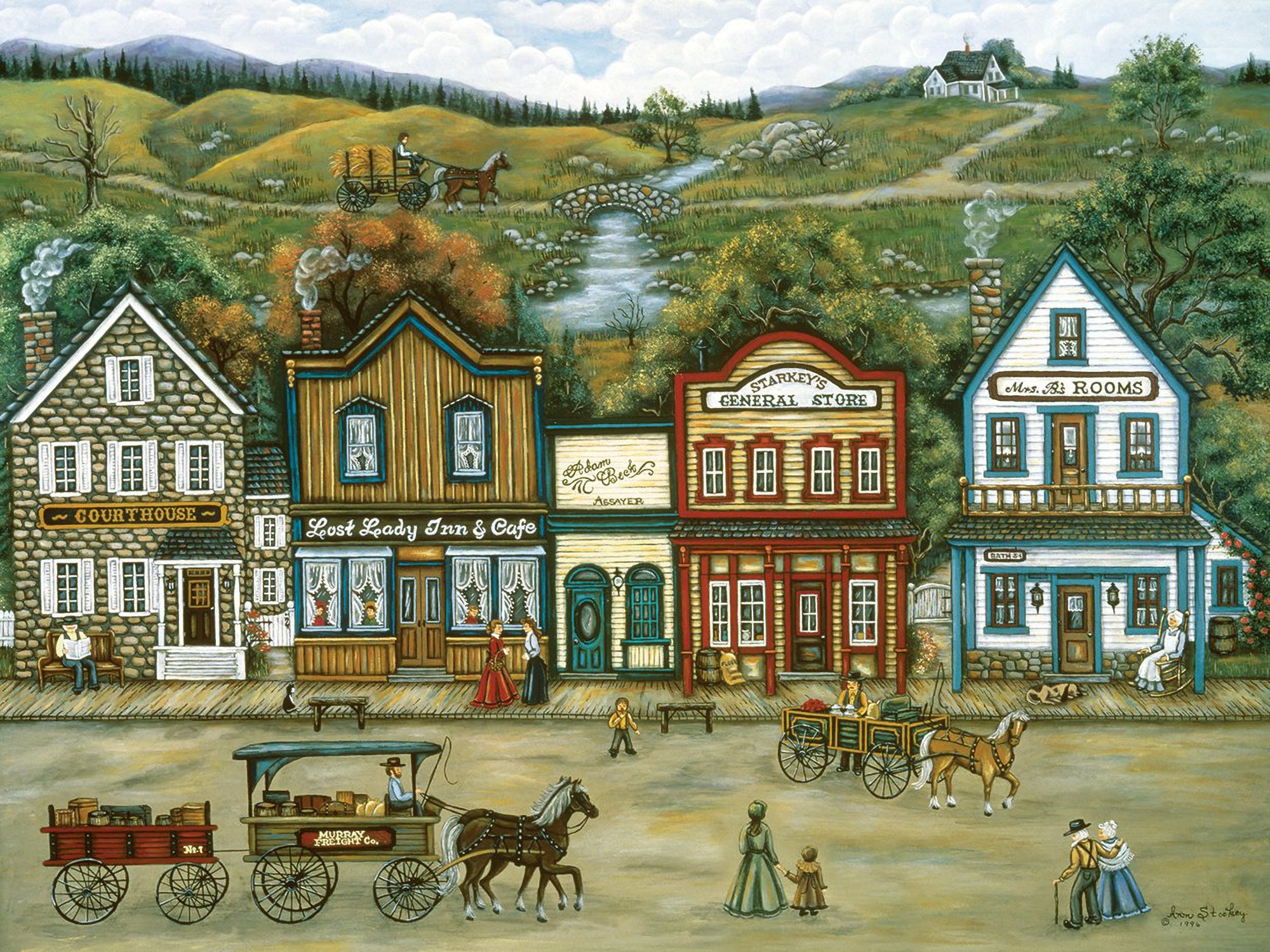 Solve The Mining Town Of Murray jigsaw puzzle online with 352 pieces