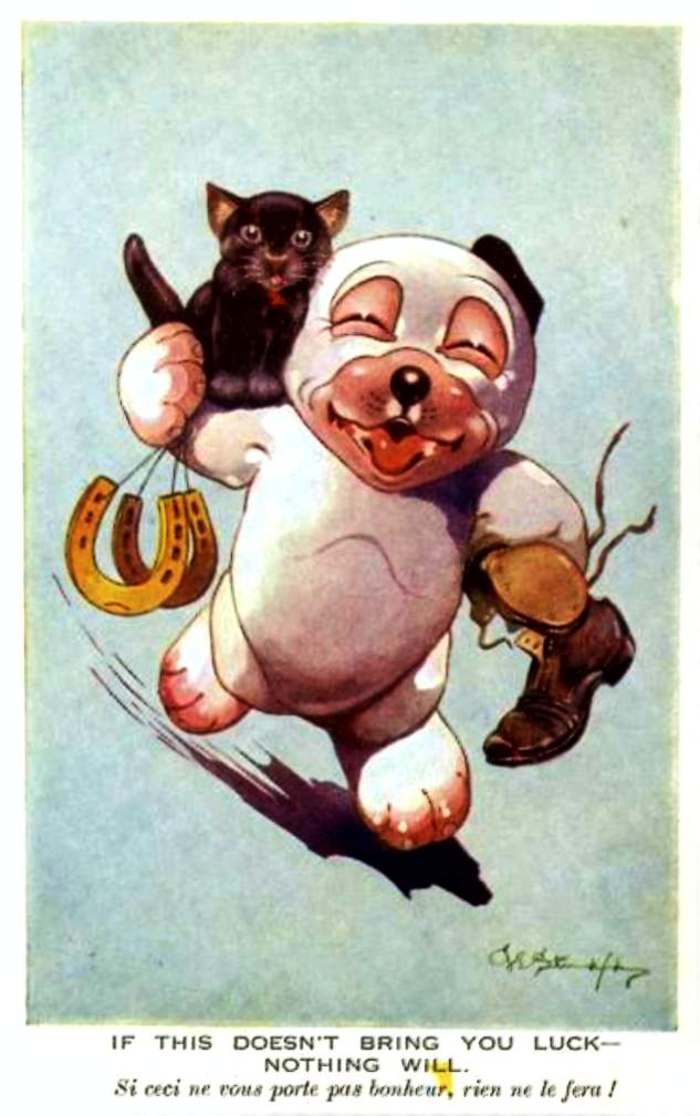 Solve Bonzo Series, If this doesn't bring you luck -, ca 1927, by ...