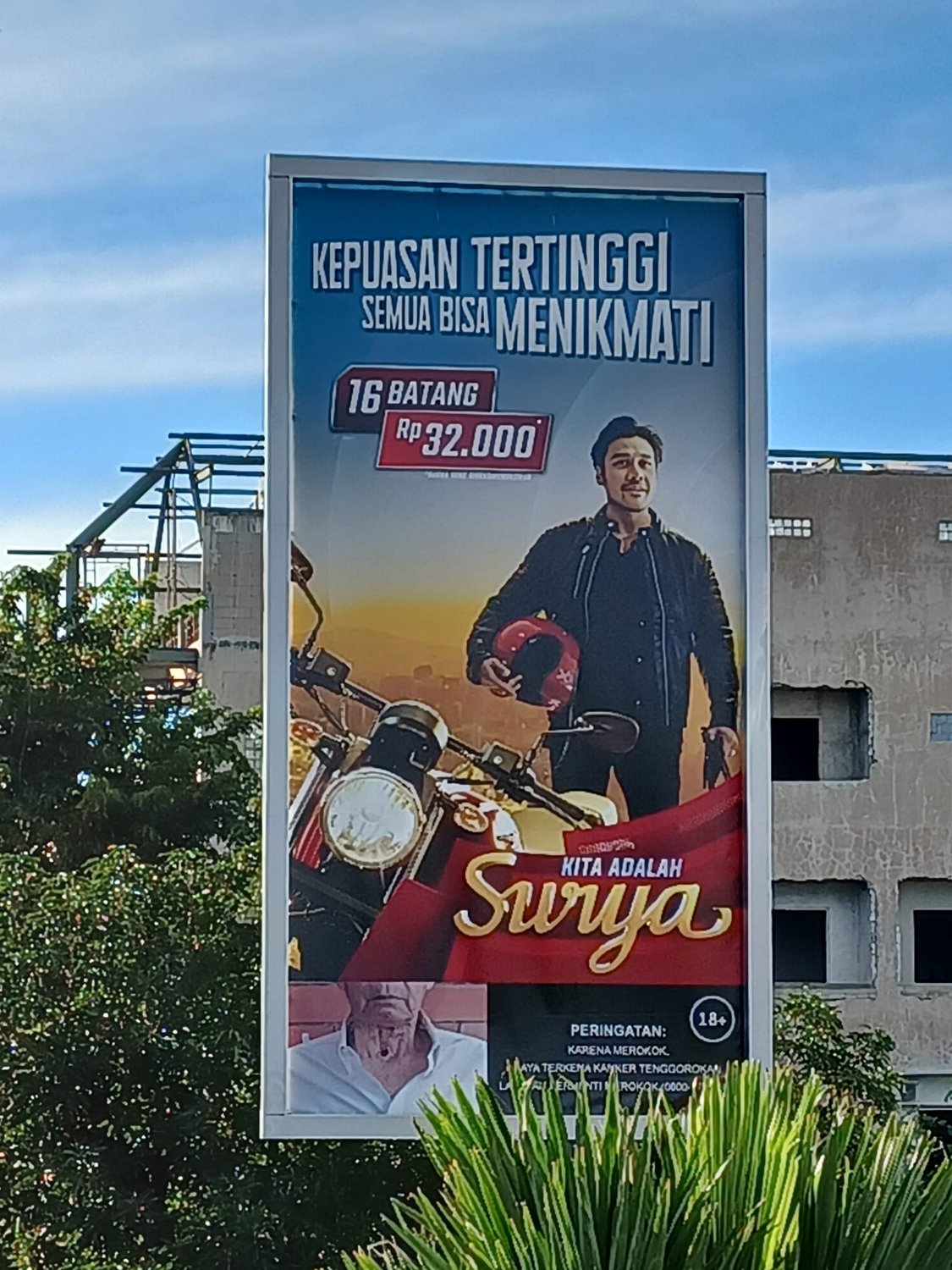 Solve Billboards advertise cigarettes, but come (as do the packaging ...