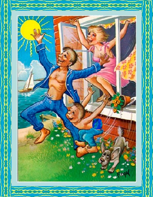 Solve First Day of Vacation jigsaw puzzle online with 48 pieces