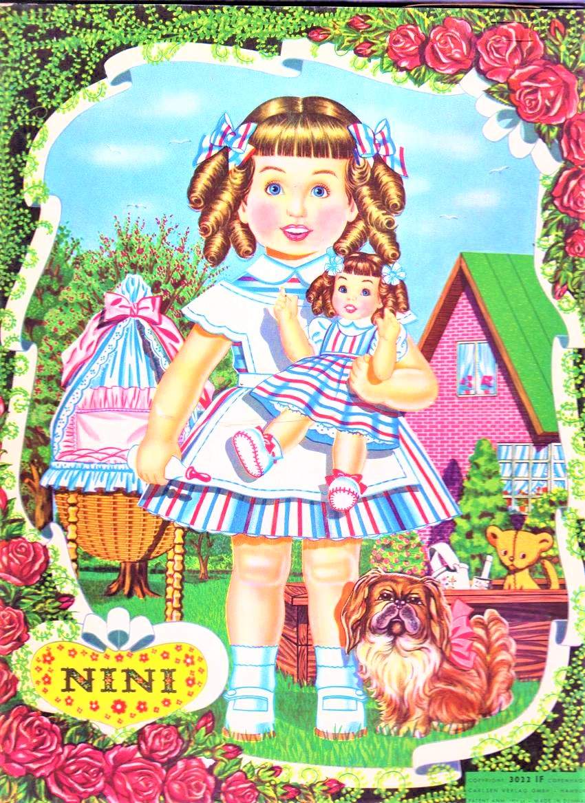 Solve Themes Vintage illustrations/pictures - Paper Doll Nini jigsaw ...