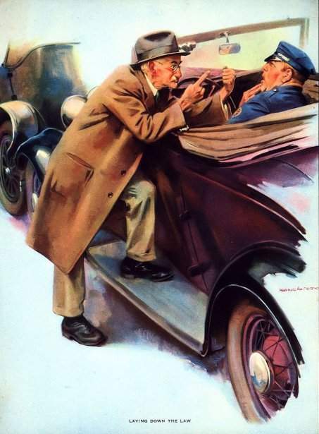 Solve "Laying Down The Law" jigsaw puzzle online with 70 pieces