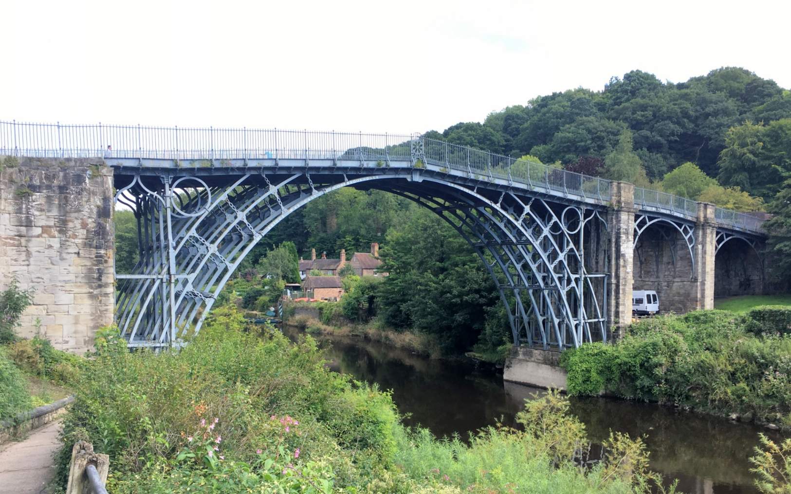 Solve Abraham Darby III's iron bridge across the River Severn ...