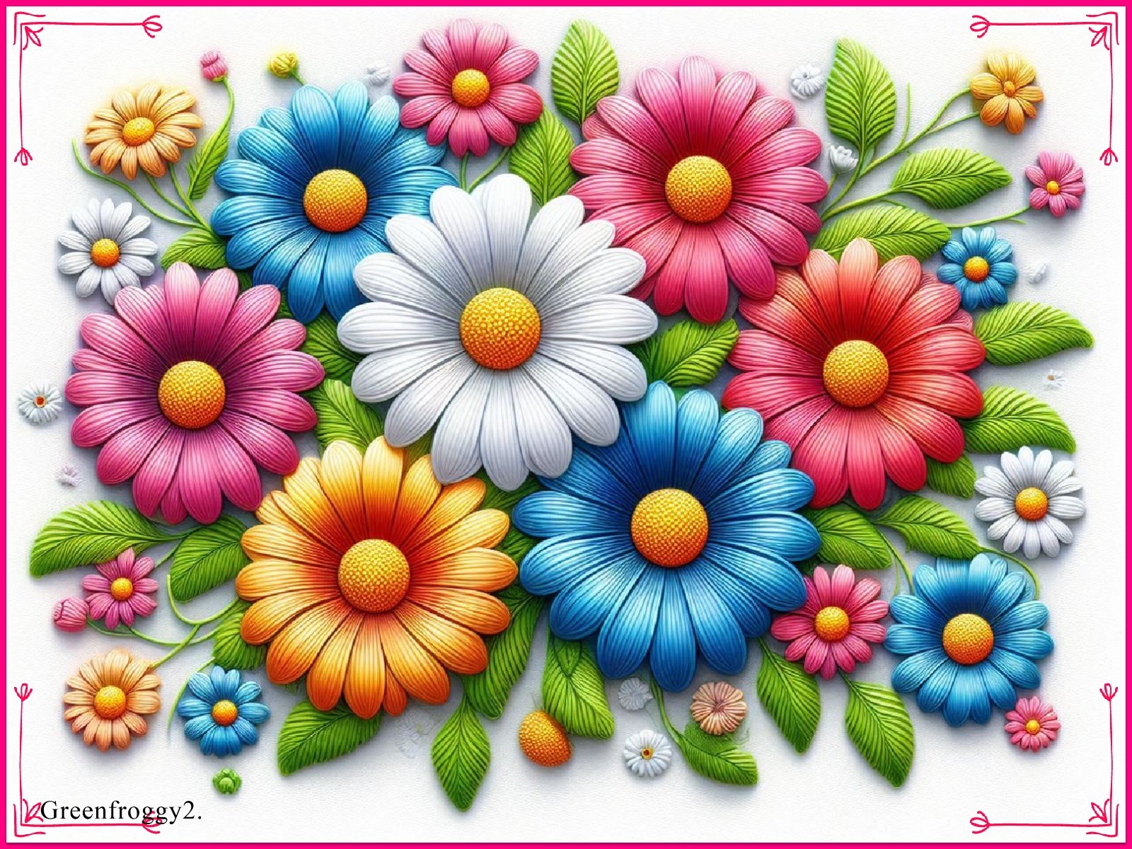 Solve PUZZLE - Embossed Flowers jigsaw puzzle online with 80 pieces