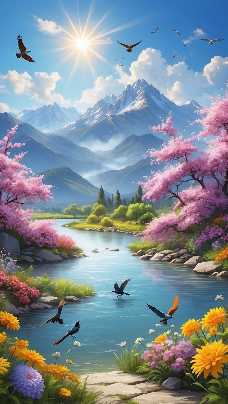 Solve Beautiful lake jigsaw puzzle online with 104 pieces