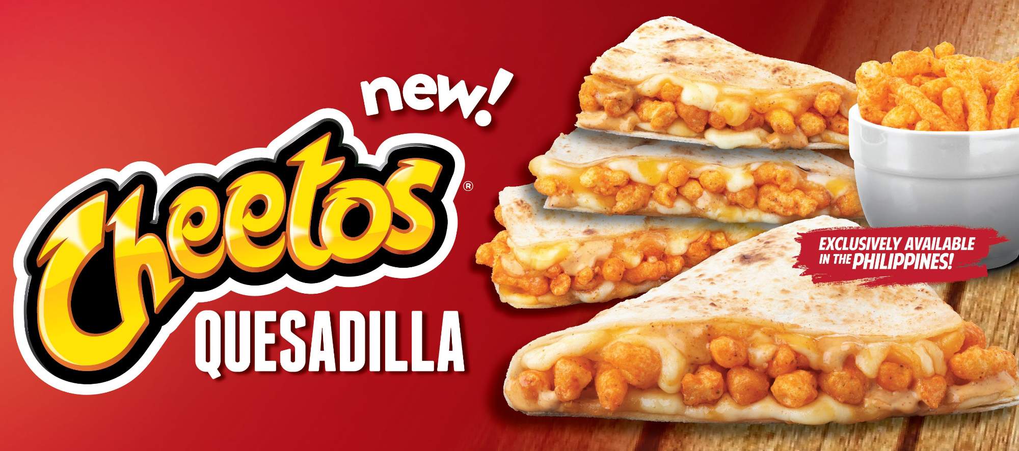 Solve Taco Bell's Cheetos Quesadilla jigsaw puzzle online with 220 pieces