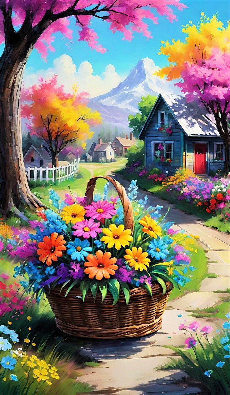Solve Spring jigsaw puzzle online with 66 pieces